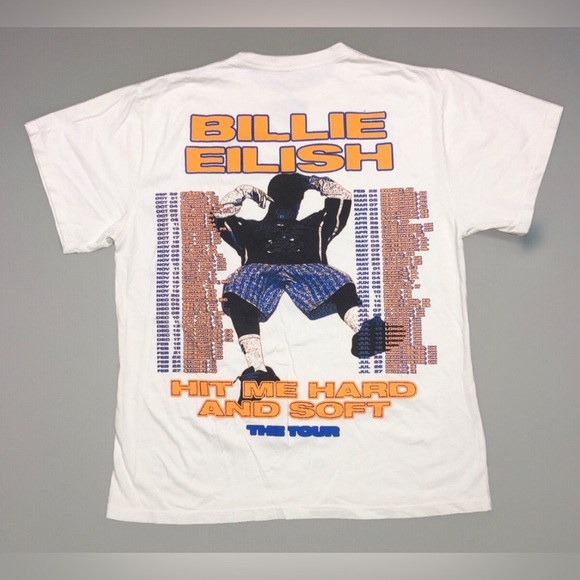 Shirts | Billie Eilish Official Merch Hit Me Hard And Soft Admat Poster ...